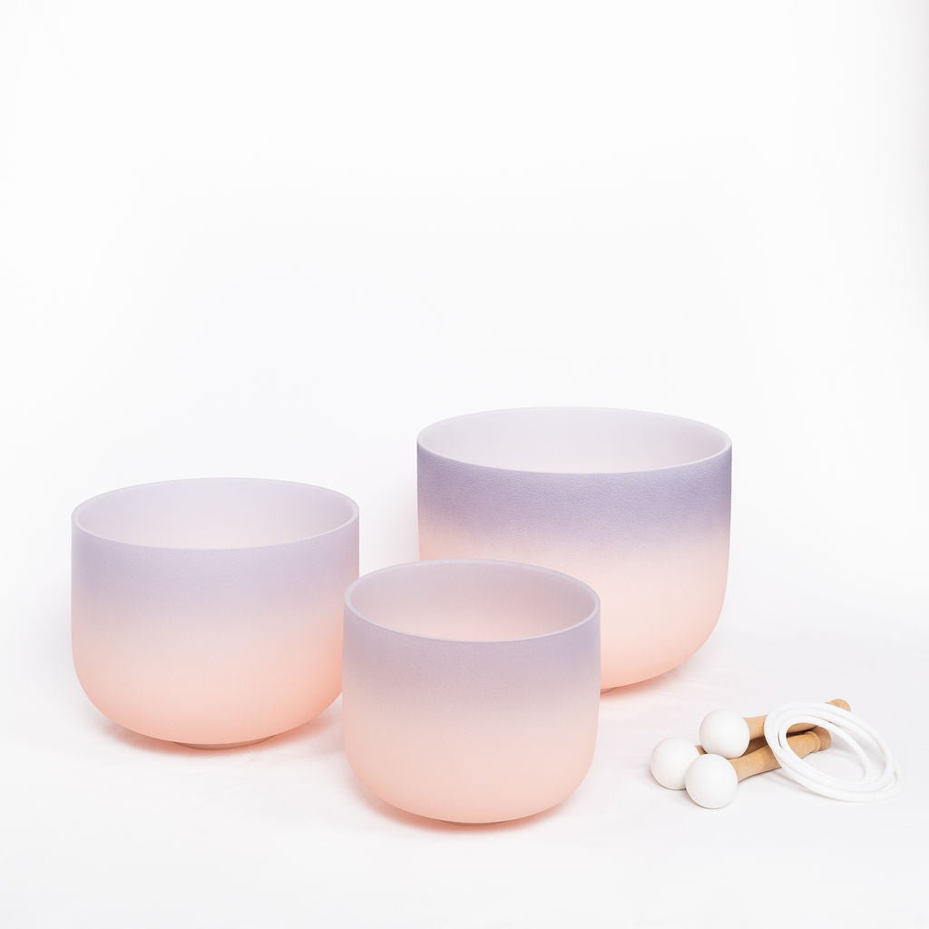 Big Sound Healing Starter Set 'Driven by the Moon' Set of 3 Chakra Bow ...